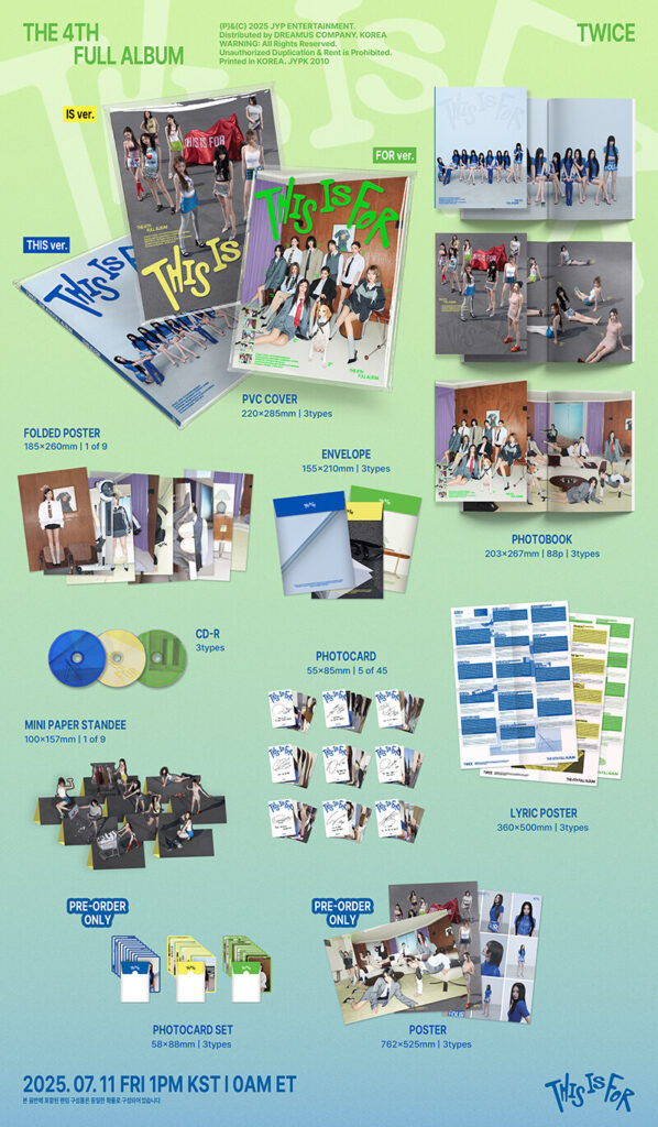 TWICE - THIS IS FOR (4th Album) (Random) - CATCHOPCD